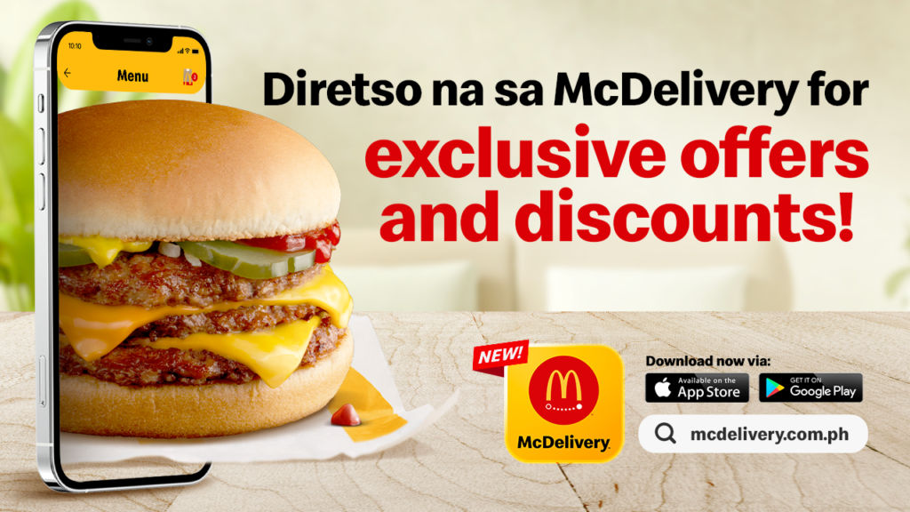 Get exclusive offers and discounts with the new and improved McDelivery ...